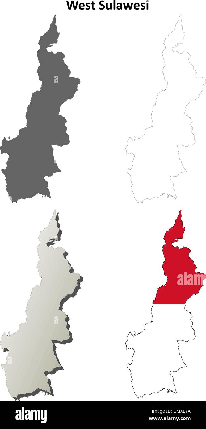 Sulawesi map Stock Vector Images - Alamy