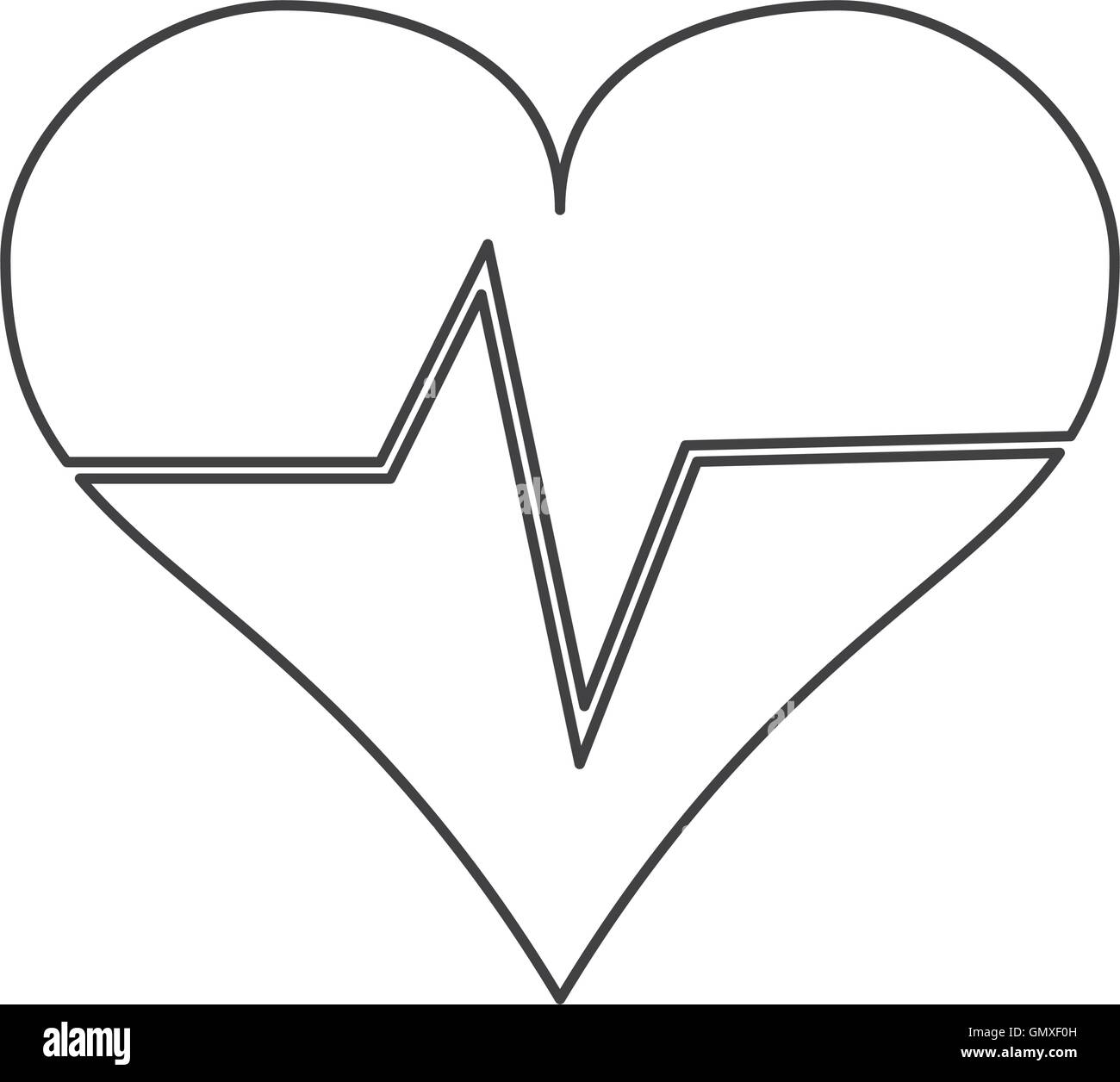 heart cardiogram icon Stock Vector Image & Art - Alamy heart cardiogram icon Stock Vector Image & Art - Alamy