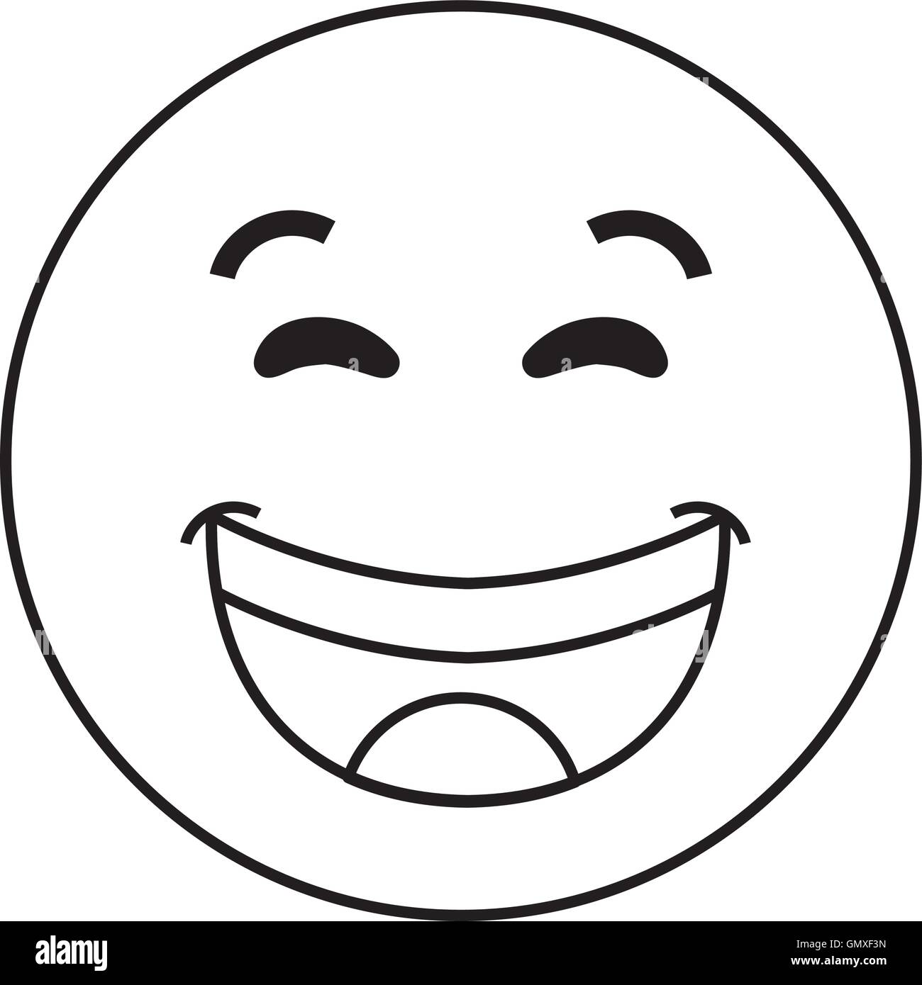 laughing emoticon icon Stock Vector Image & Art - Alamy