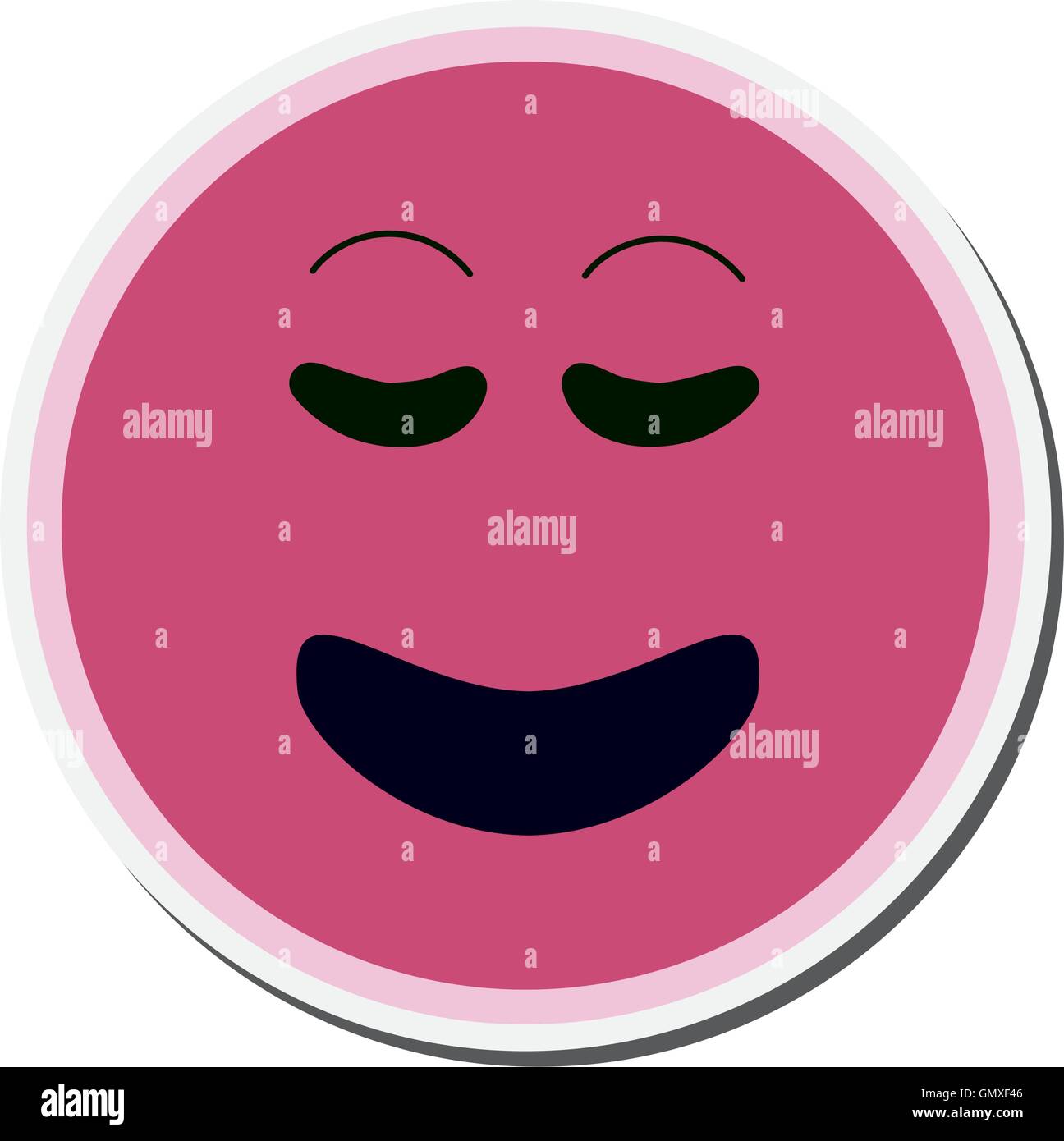 Rosy smile Stock Vector Images - Alamy
