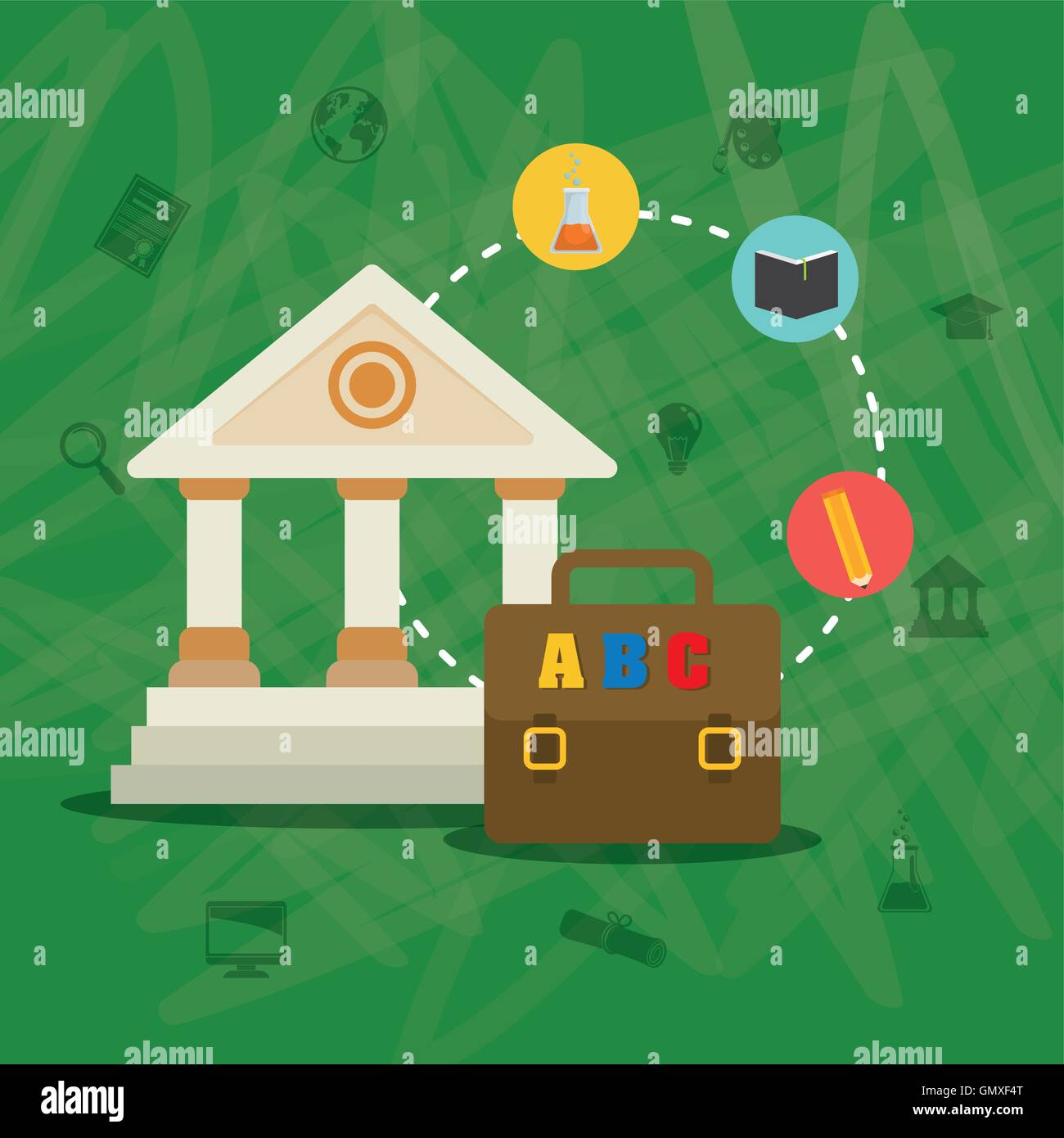 back to school icon set design Stock Vector Image & Art - Alamy