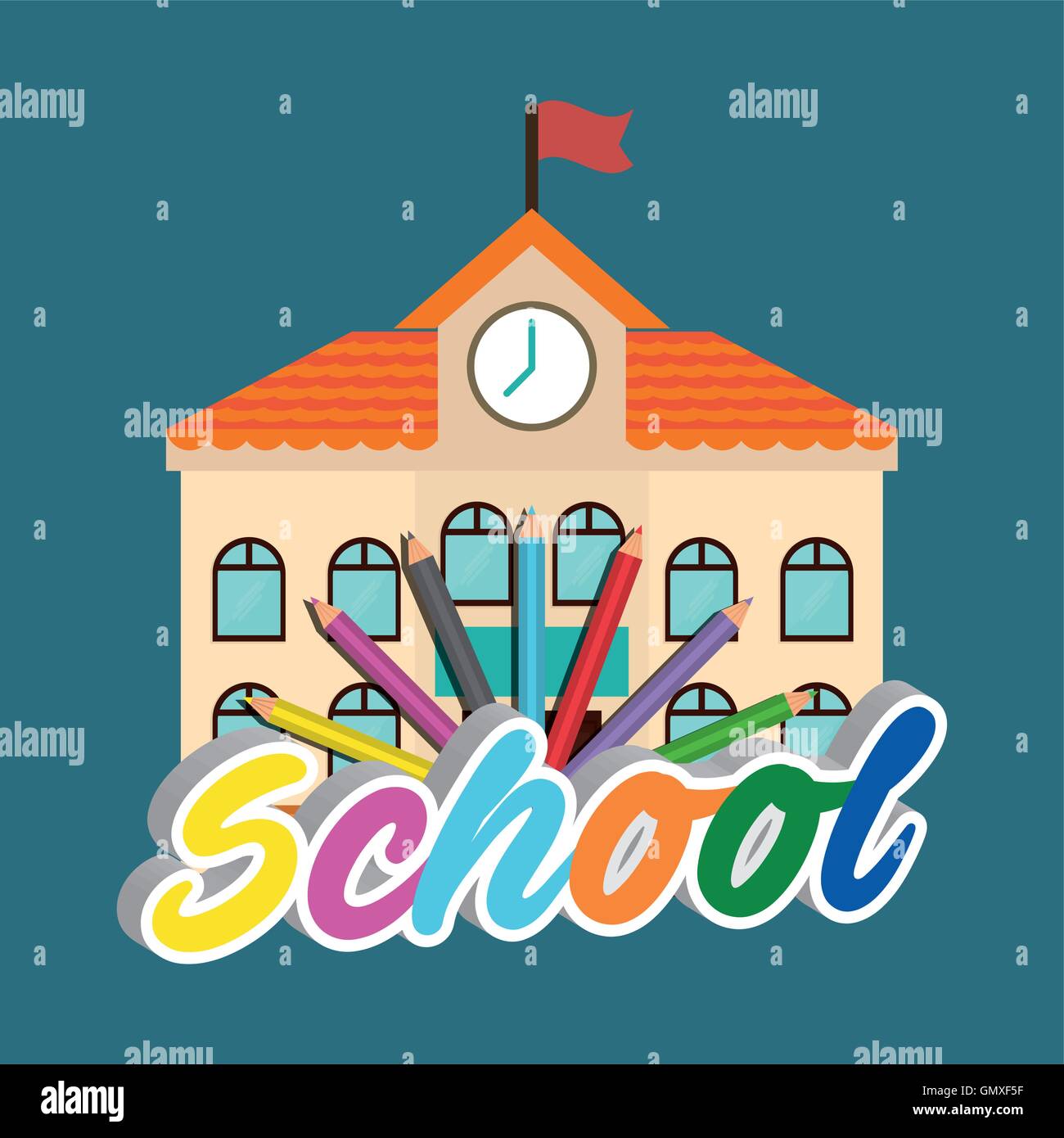 back to school icon set design Stock Vector Image & Art - Alamy