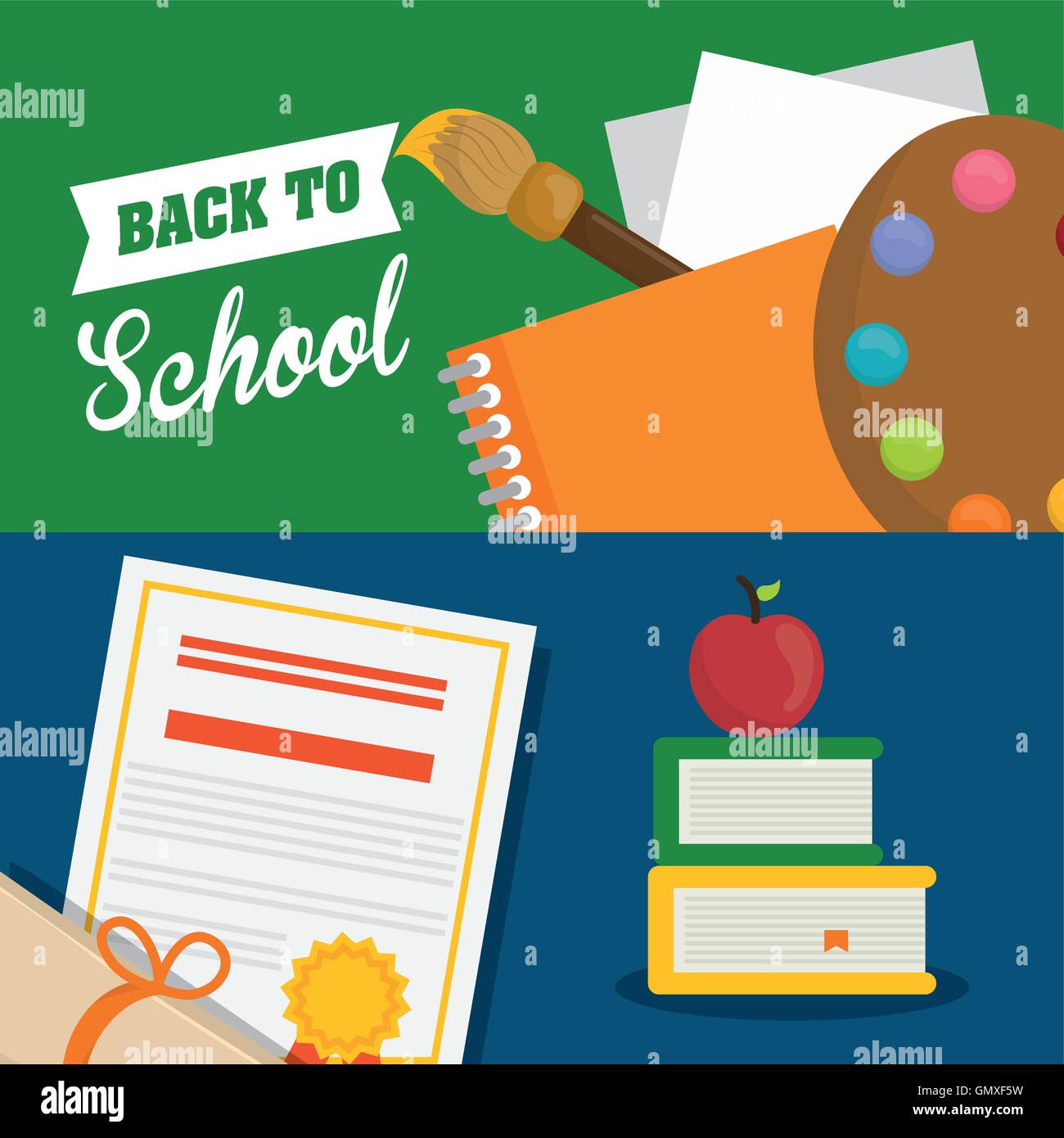 back to school icon set design Stock Vector Image & Art - Alamy