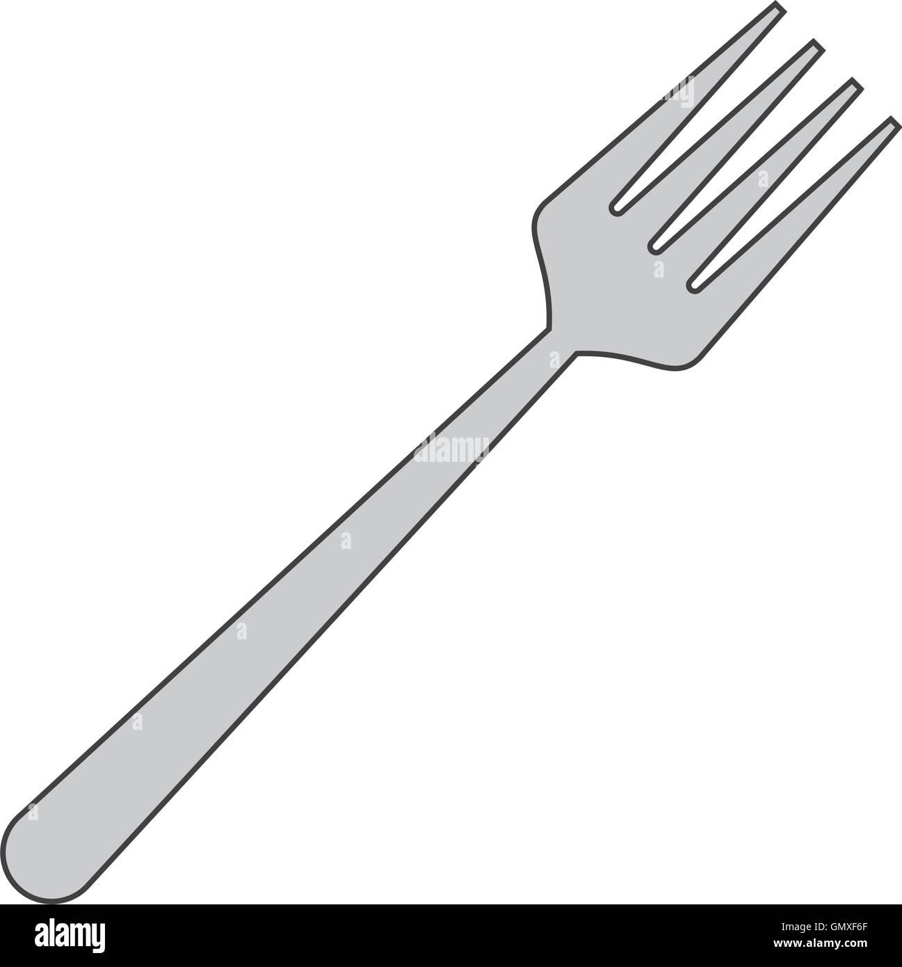 single fork icon Stock Vector Image & Art - Alamy