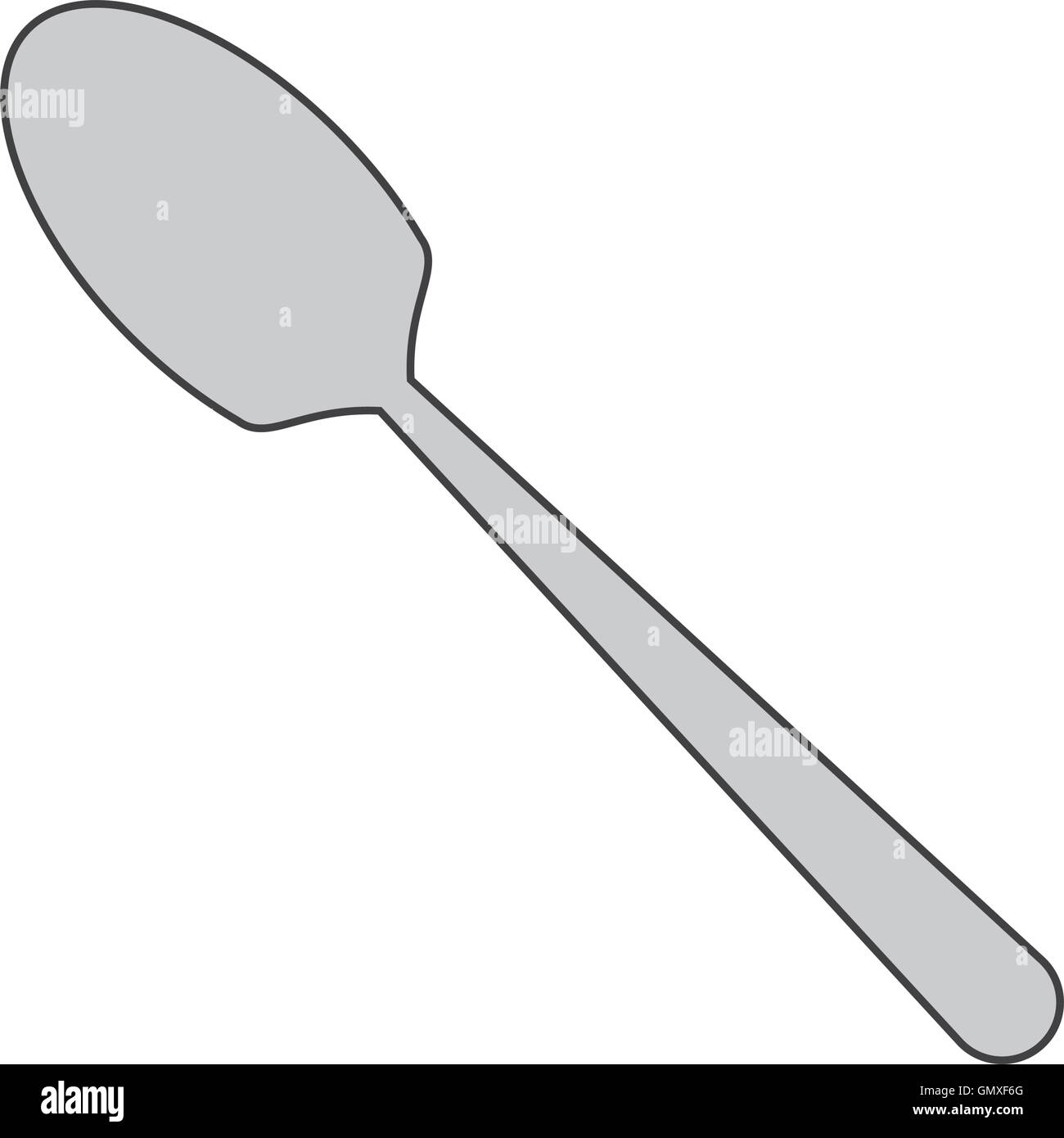 single spoon icon Stock Vector Image & Art - Alamy