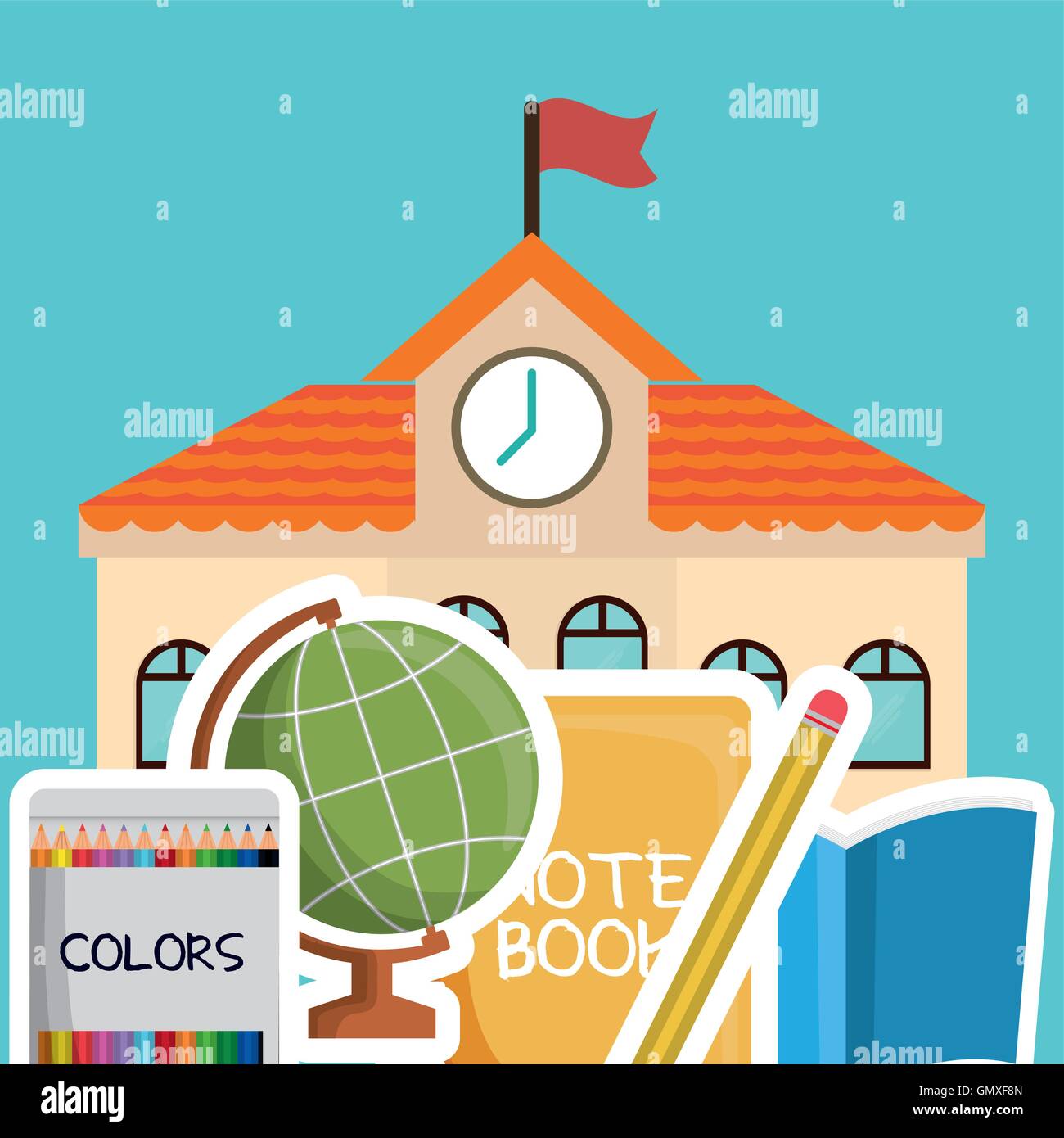 back to school icon set design Stock Vector Image & Art - Alamy