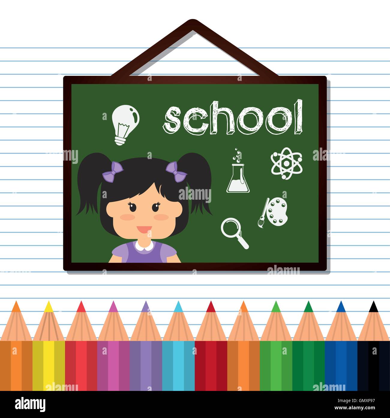 back to school icon set design Stock Vector Image & Art - Alamy