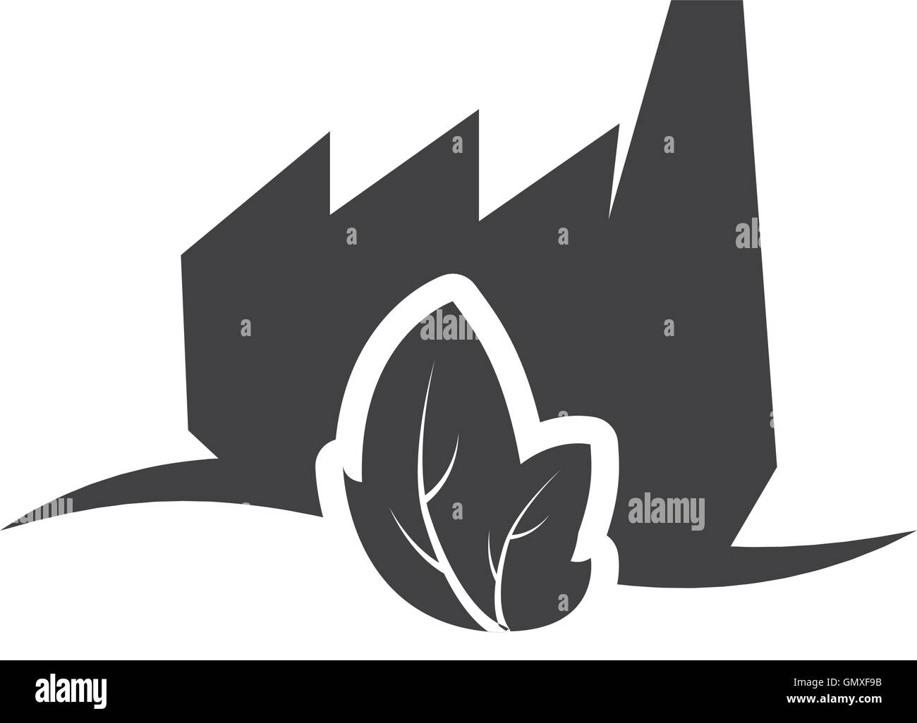 leaf ecology silhouette design Stock Vector Image & Art - Alamy