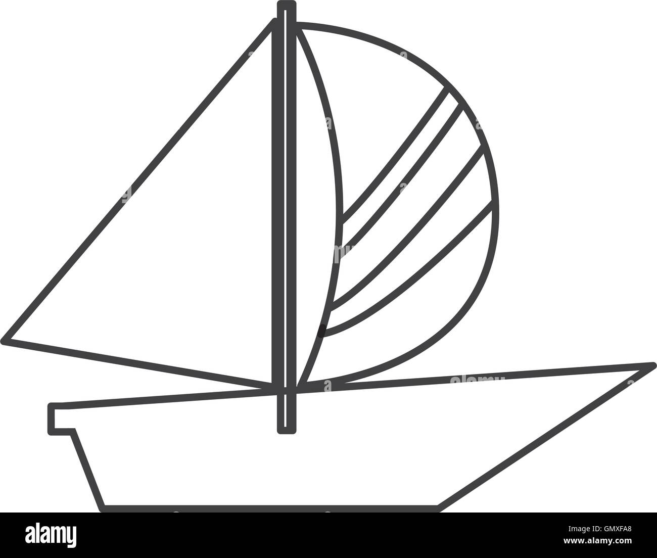 Diving off yacht Stock Vector Images - Alamy