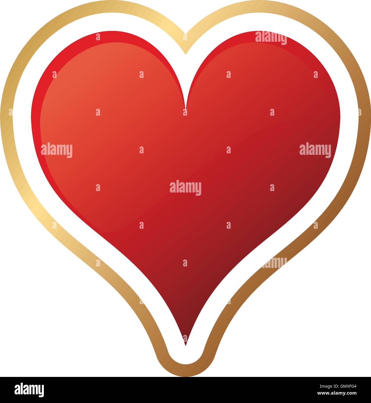 hearts card icon Stock Vector Image & Art - Alamy