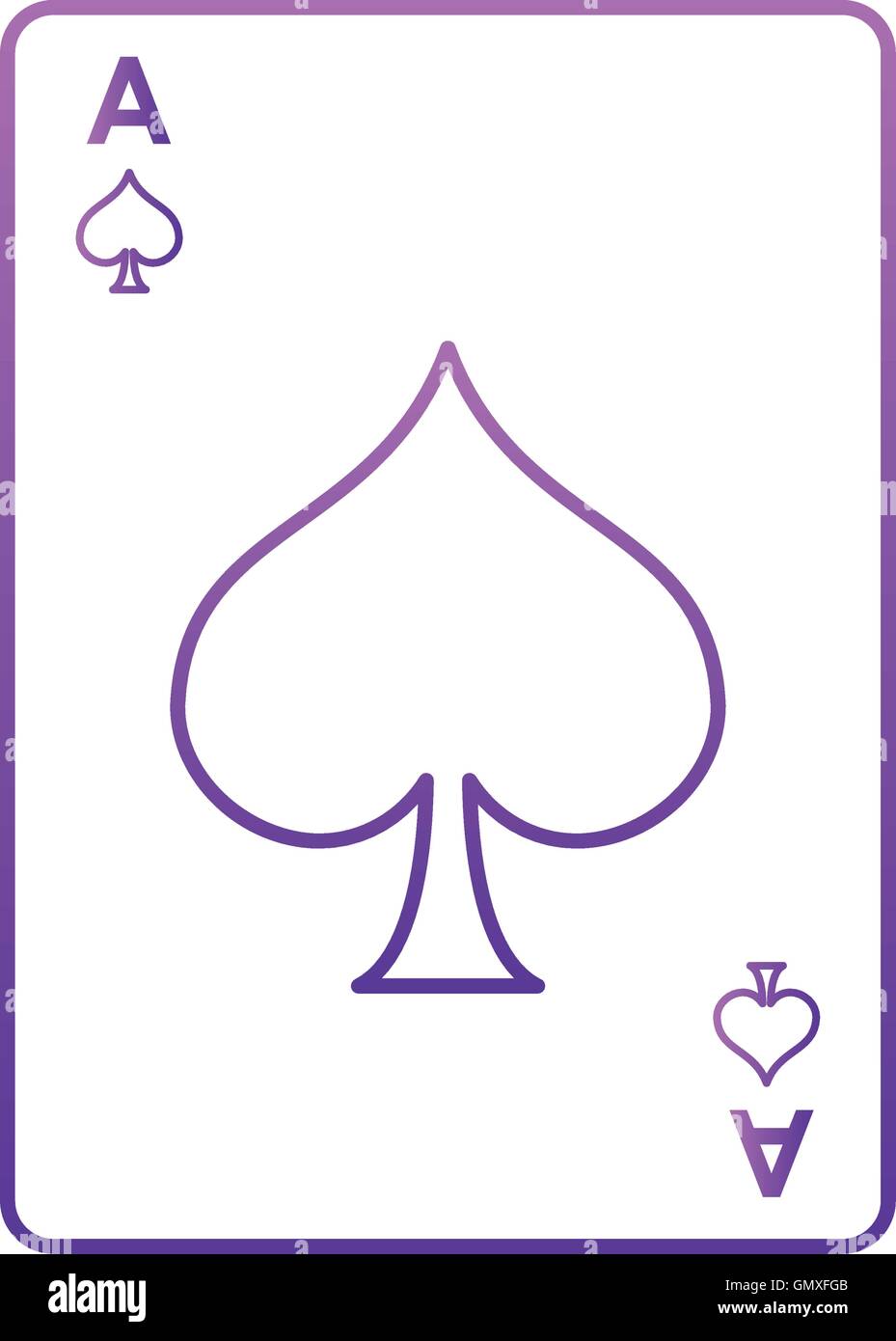 spade card icon Stock Vector Image & Art - Alamy