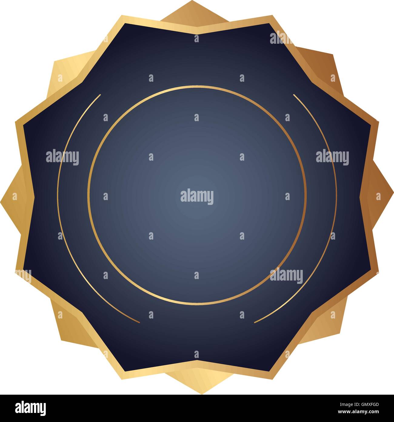 round badge icon Stock Vector Image & Art - Alamy