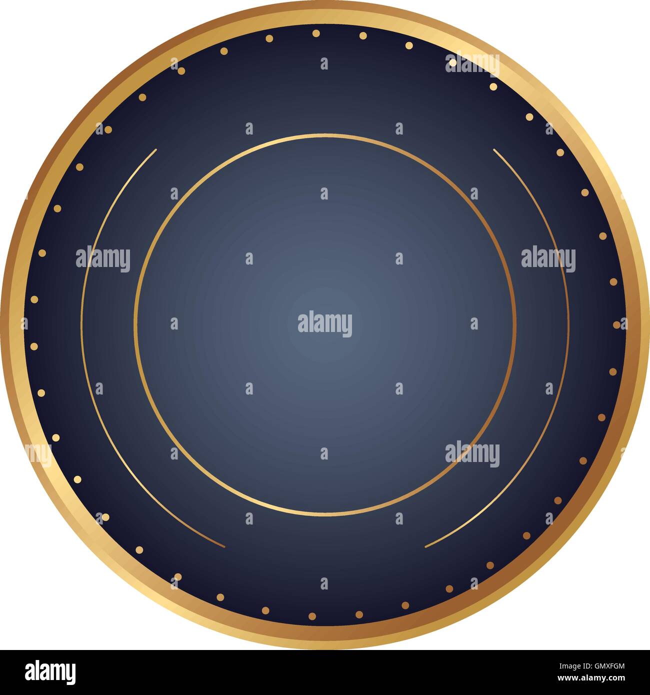 round badge icon Stock Vector Image & Art - Alamy