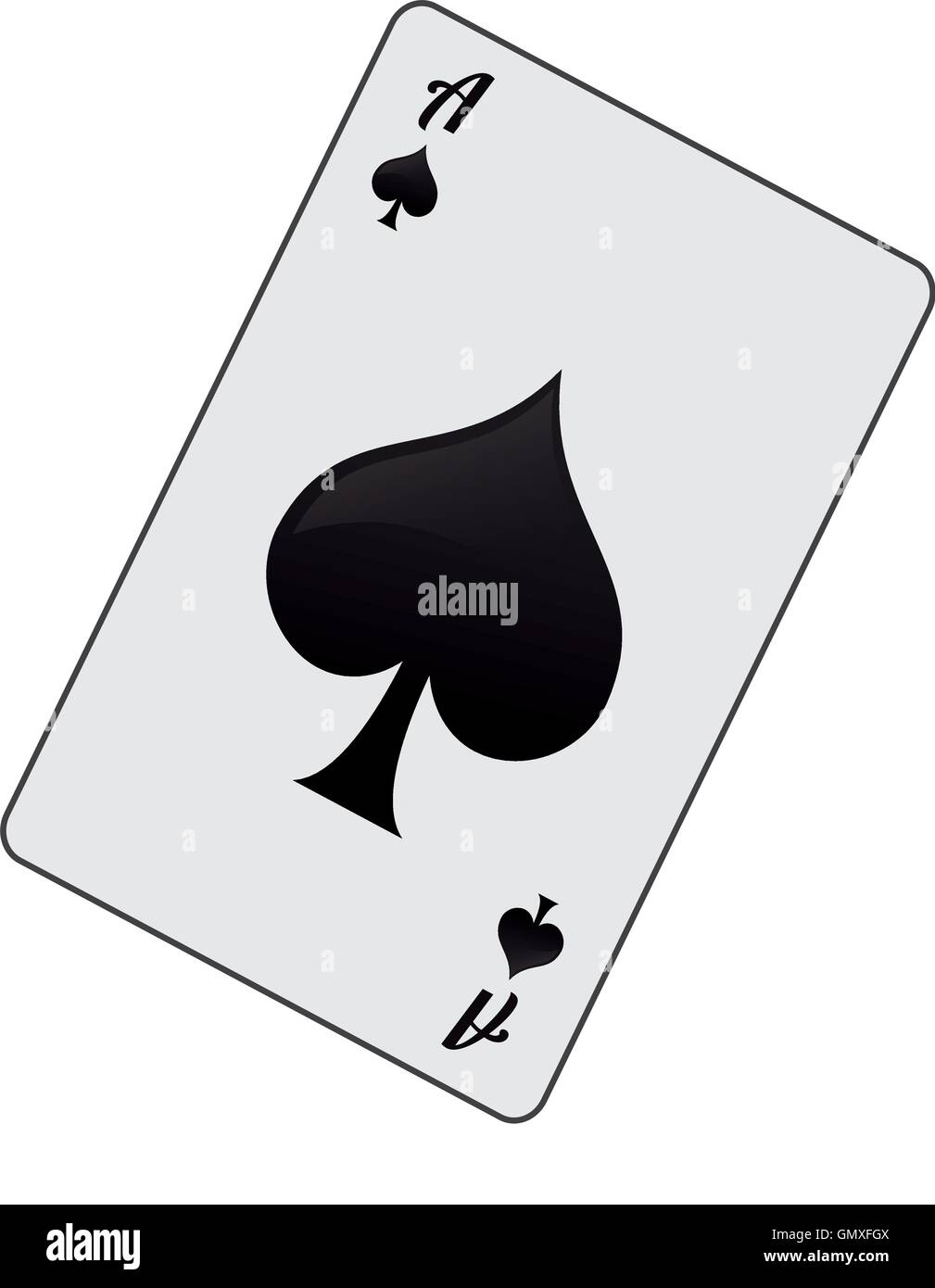 spade card icon Stock Vector Image & Art - Alamy