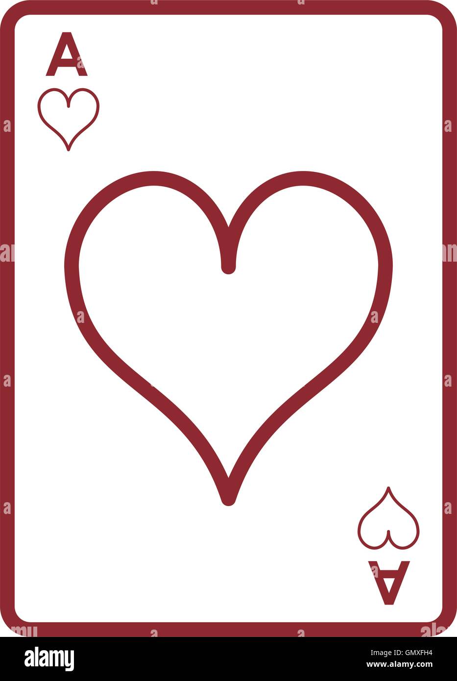 hearts card icon Stock Vector Image & Art - Alamy