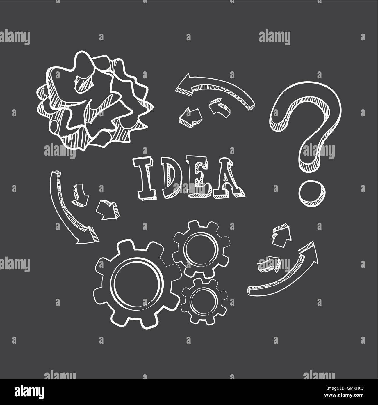 big idea sketch design Stock Vector Image & Art - Alamy