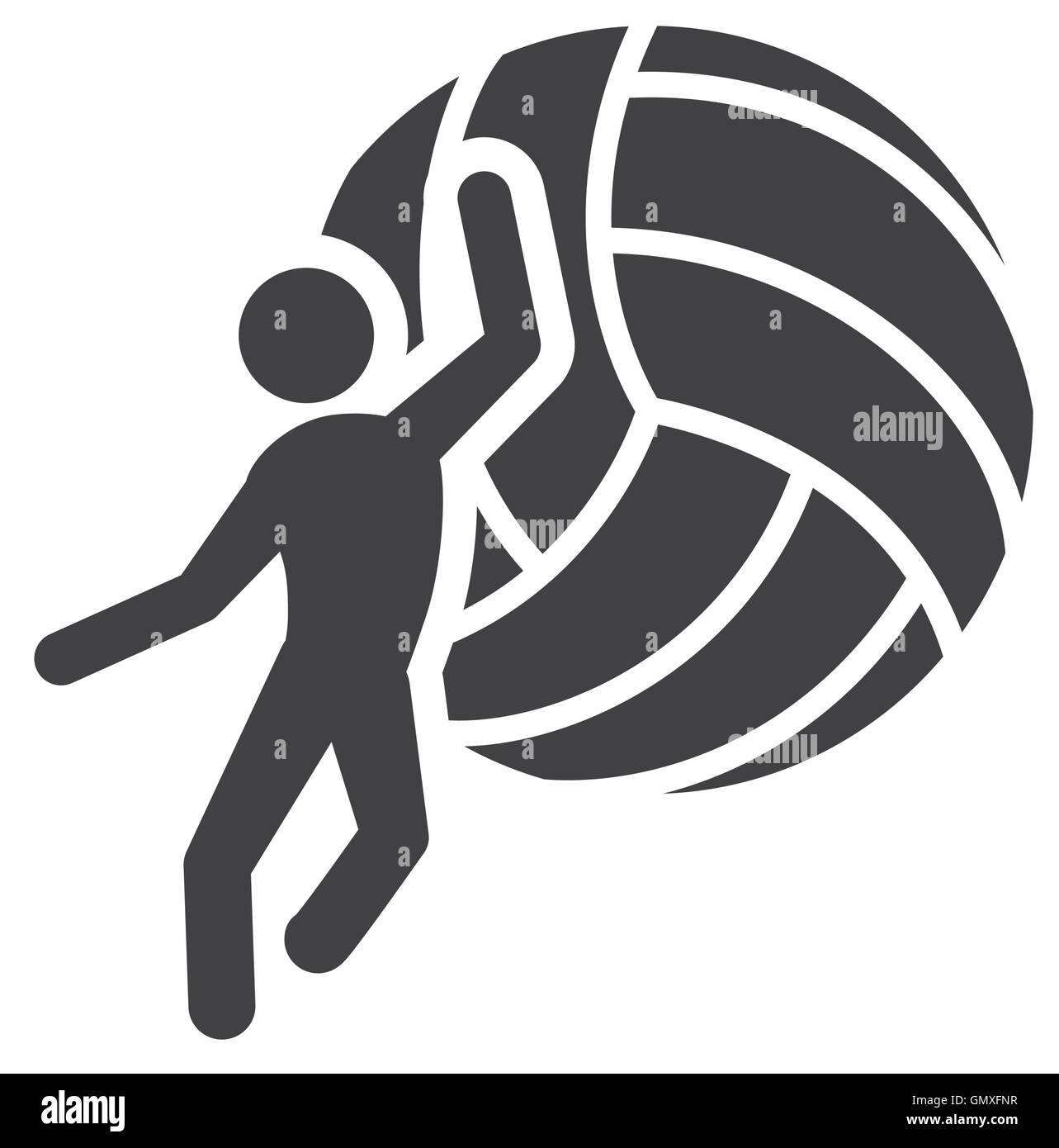 ball volleyball sport design Stock Vector Image & Art - Alamy