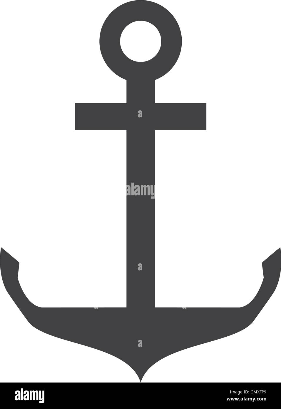 single anchor icon Stock Vector Image & Art - Alamy