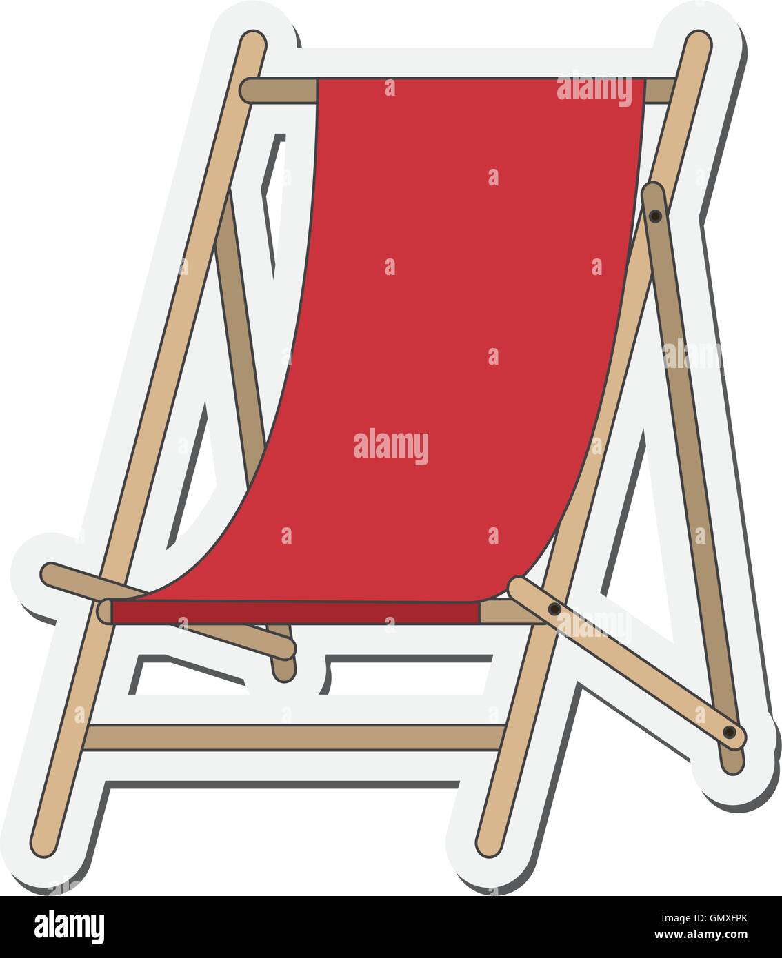 sun chair icon Stock Vector Image & Art - Alamy