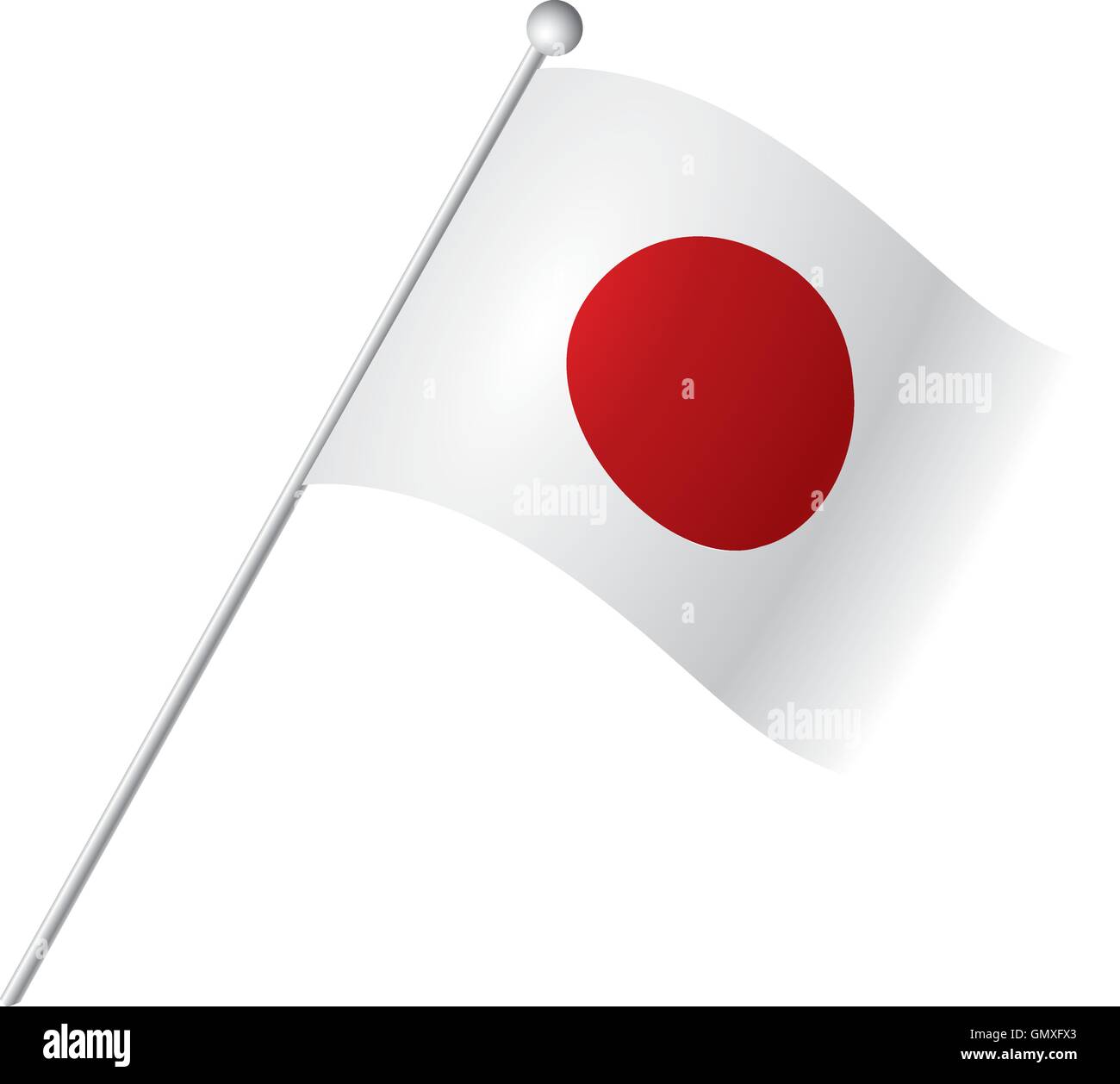 Isolated Japanese flag, Vector illustration Stock Vector Image & Art ...