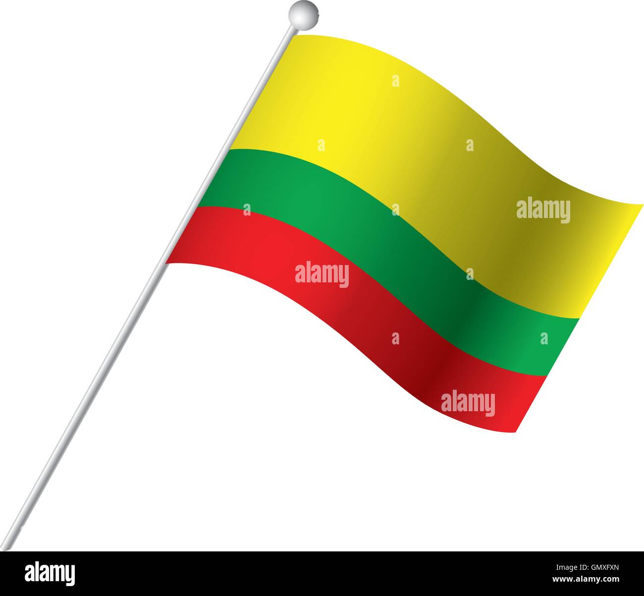 Digital lithuanian flag Stock Vector Images - Alamy