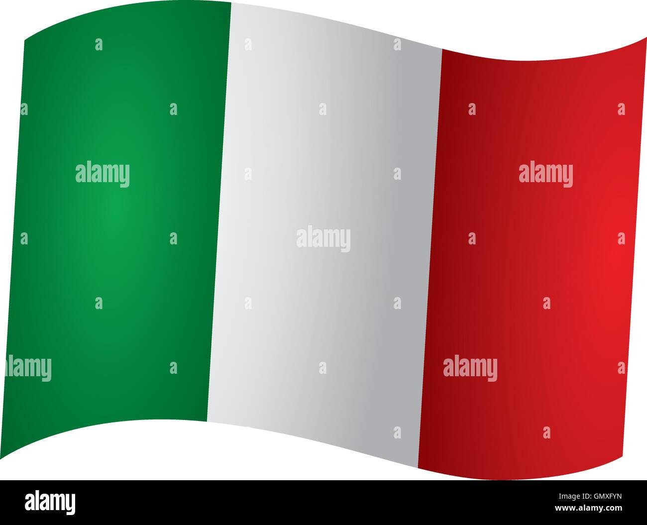 Isolated Italian flag, Vector illustration Stock Vector Image & Art - Alamy