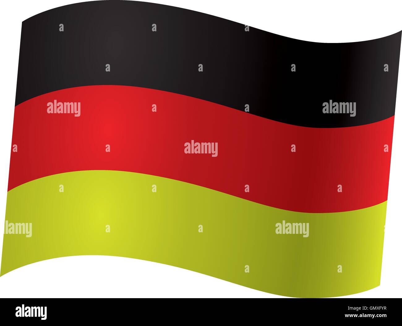 Wave line flag germany hi-res stock photography and images - Alamy