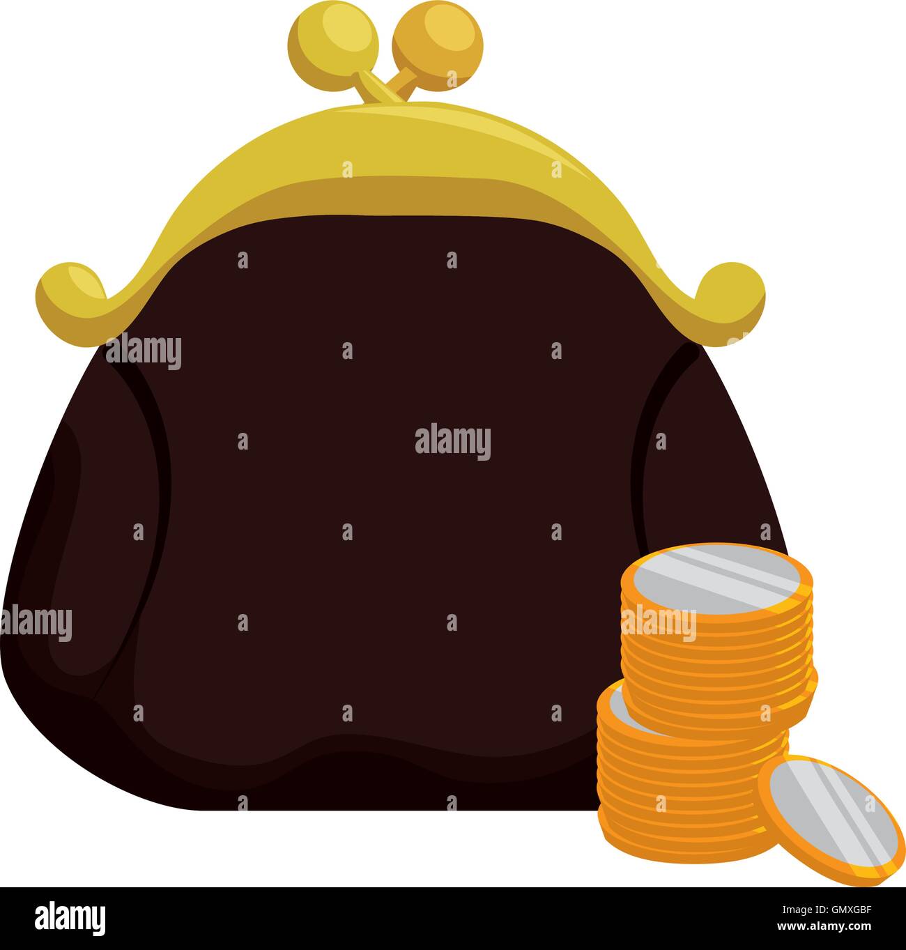 purse money financial item design Stock Vector Image & Art - Alamy