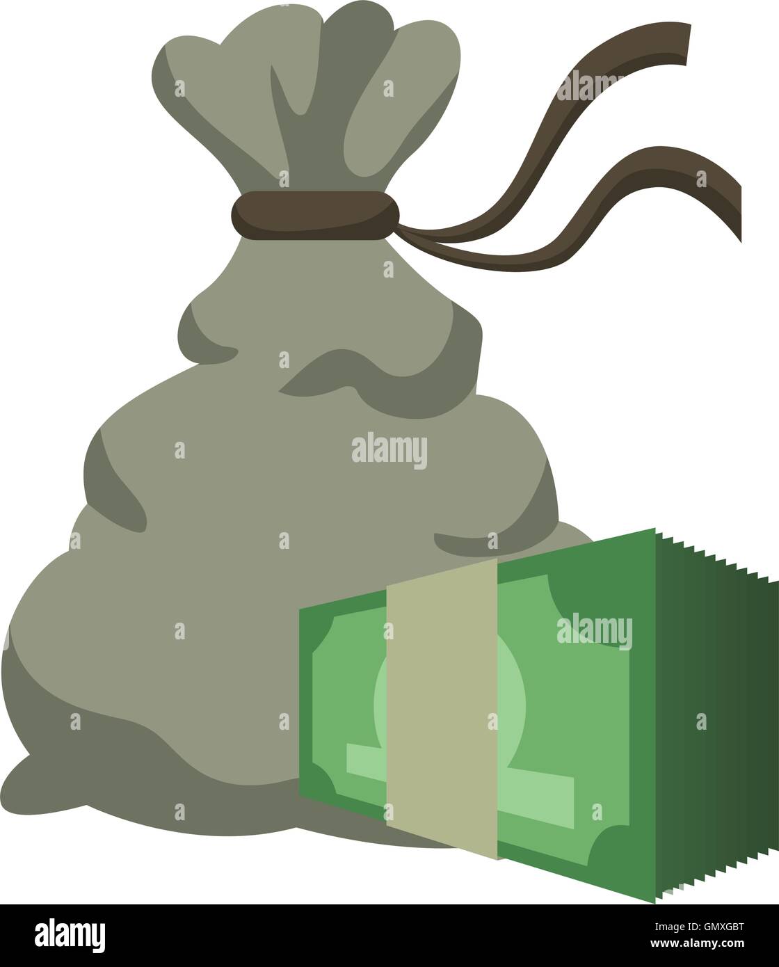 money bag financial item design Stock Vector Image & Art - Alamy