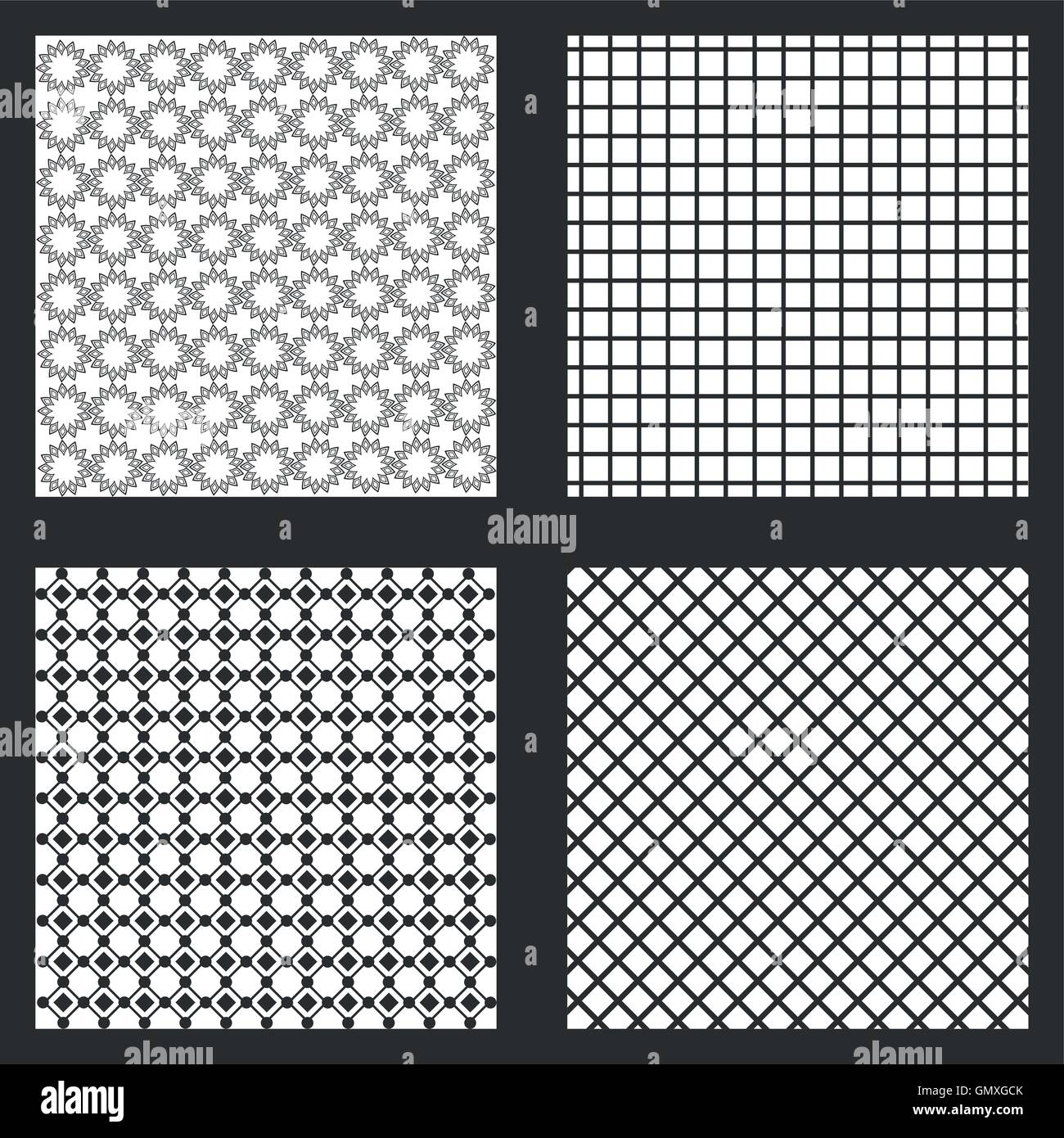 four frames of wallpapers design Stock Vector Image & Art - Alamy