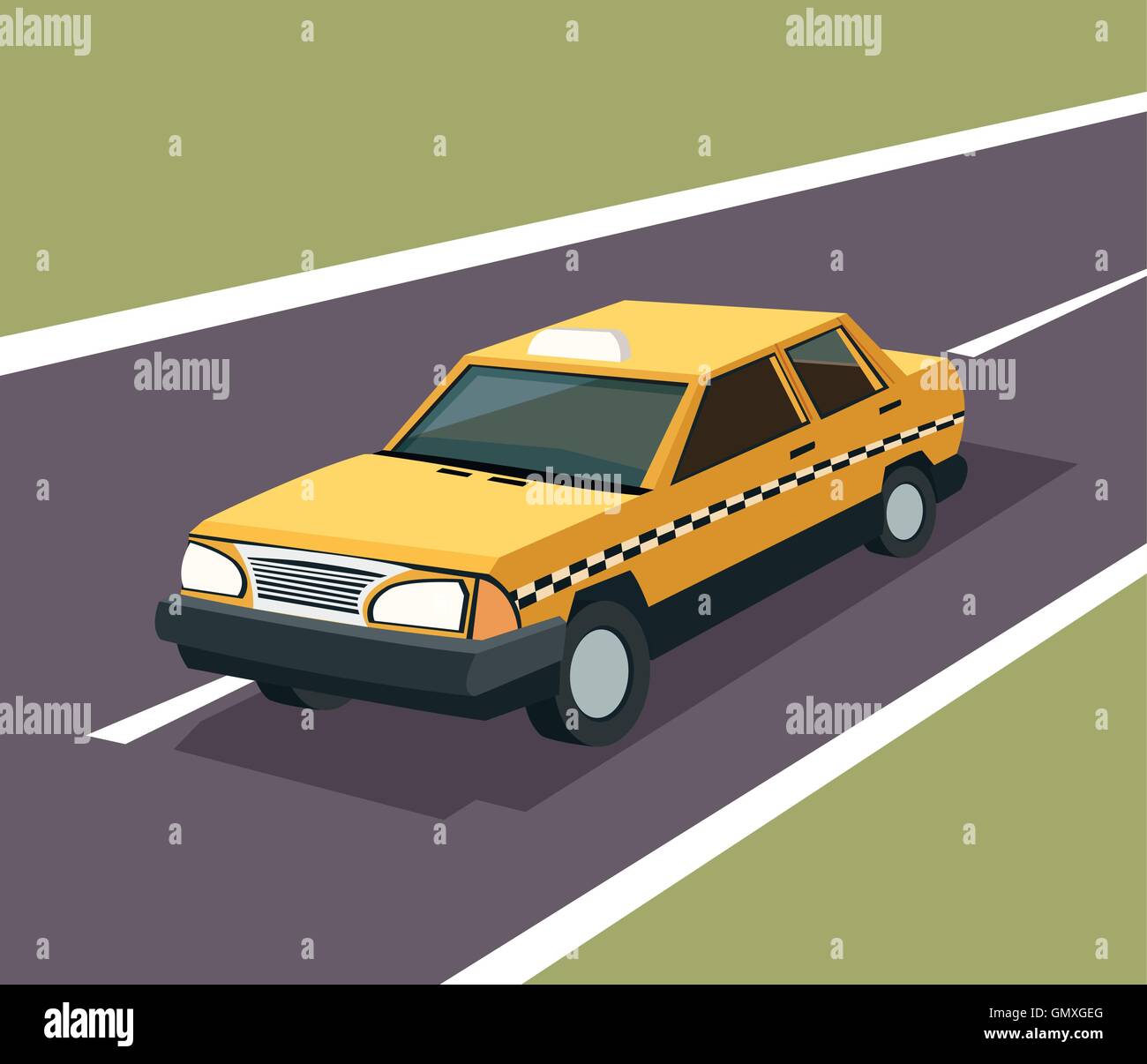 Taxi auto car design Stock Vector Image & Art - Alamy