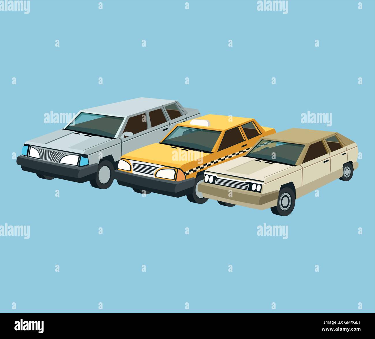 Auto garage car set design Stock Vector Image & Art - Alamy