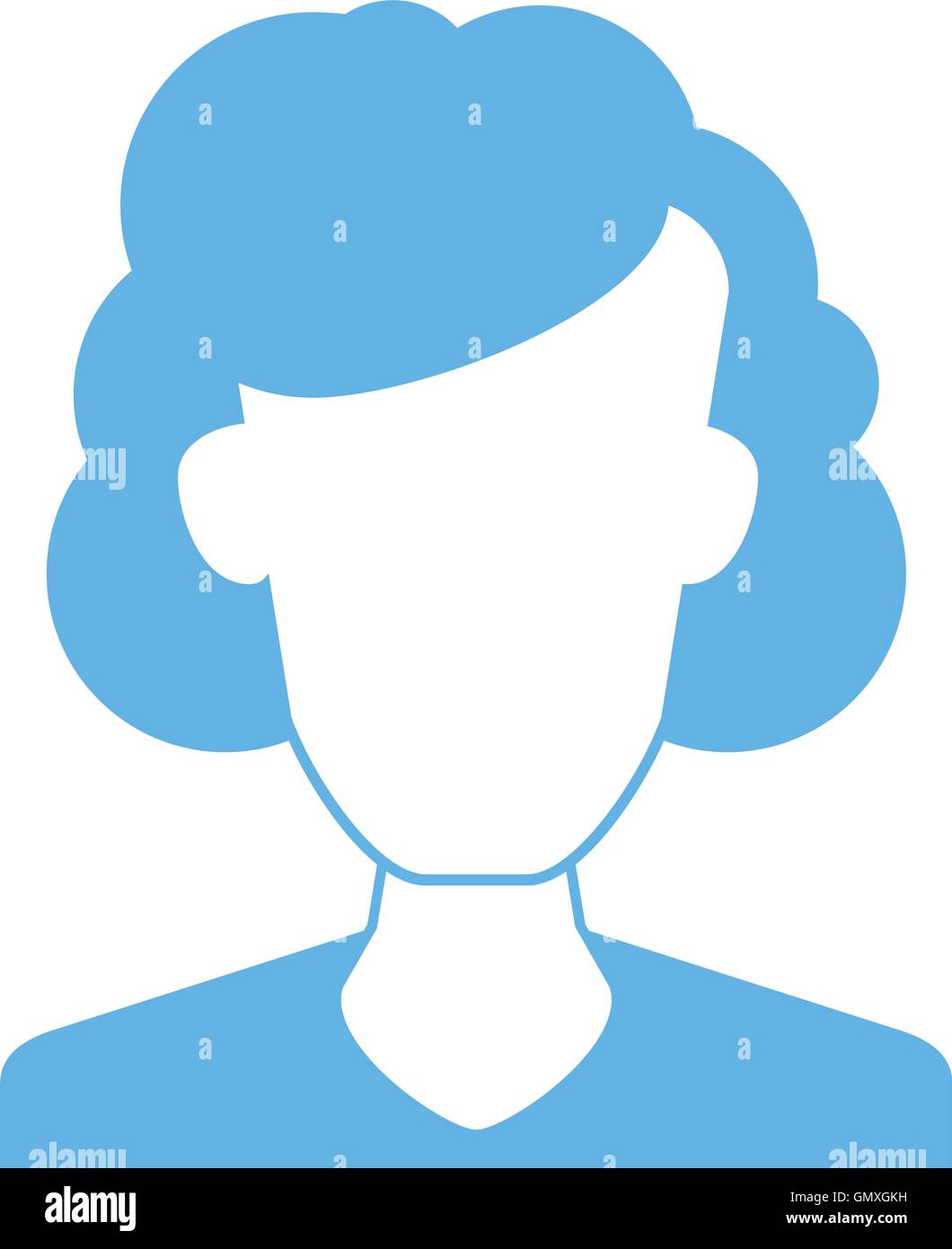 faceless woman portrait icon Stock Vector Image & Art - Alamy
