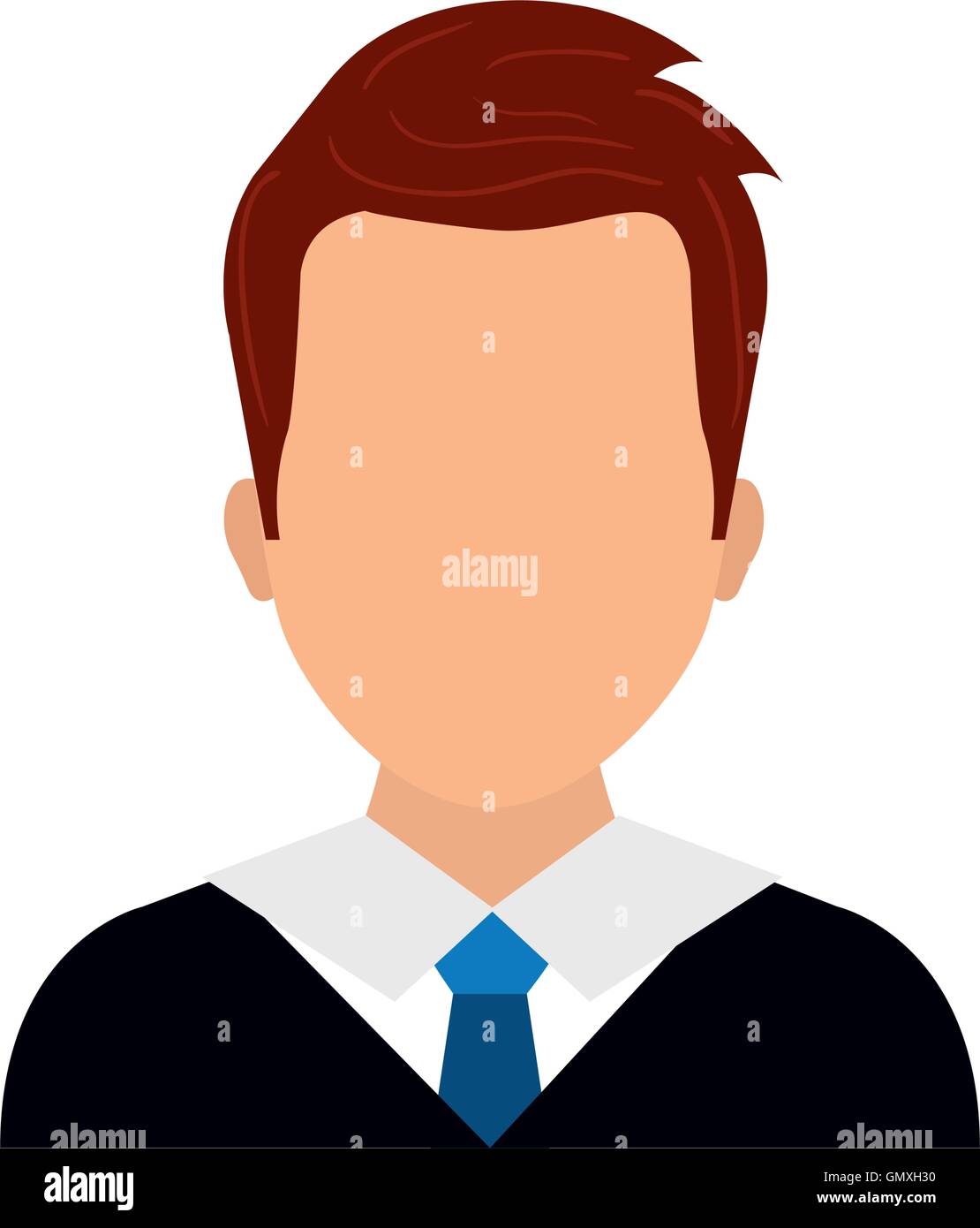 man male avatar suit person icon. Vector graphic Stock Vector Image ...