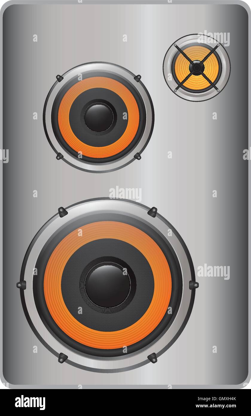 speaker music sound gadget icon. Vector graphic Stock Vector Image ...