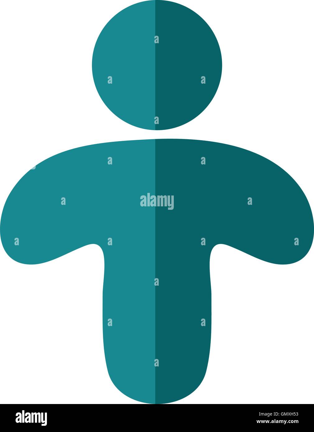 pictogram people abstract person icon. Vector graphic Stock Vector ...
