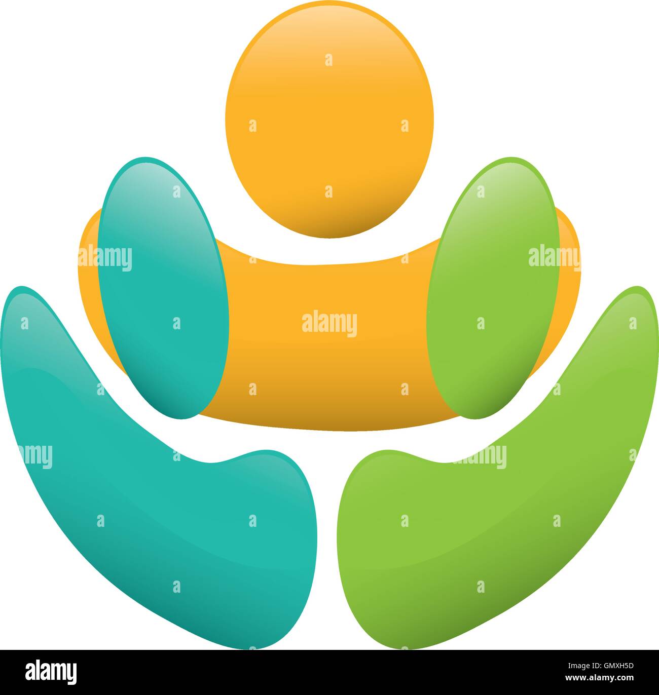 pictogram people abstract person icon. Vector graphic Stock Vector ...
