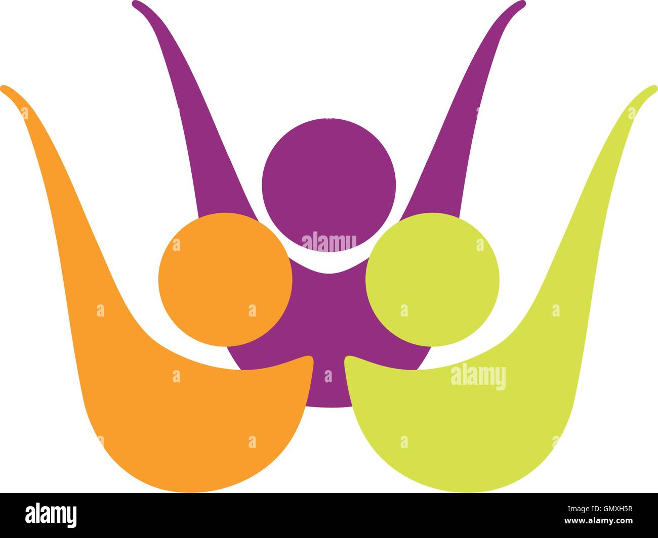 pictogram people abstract person icon. Vector graphic Stock Vector ...
