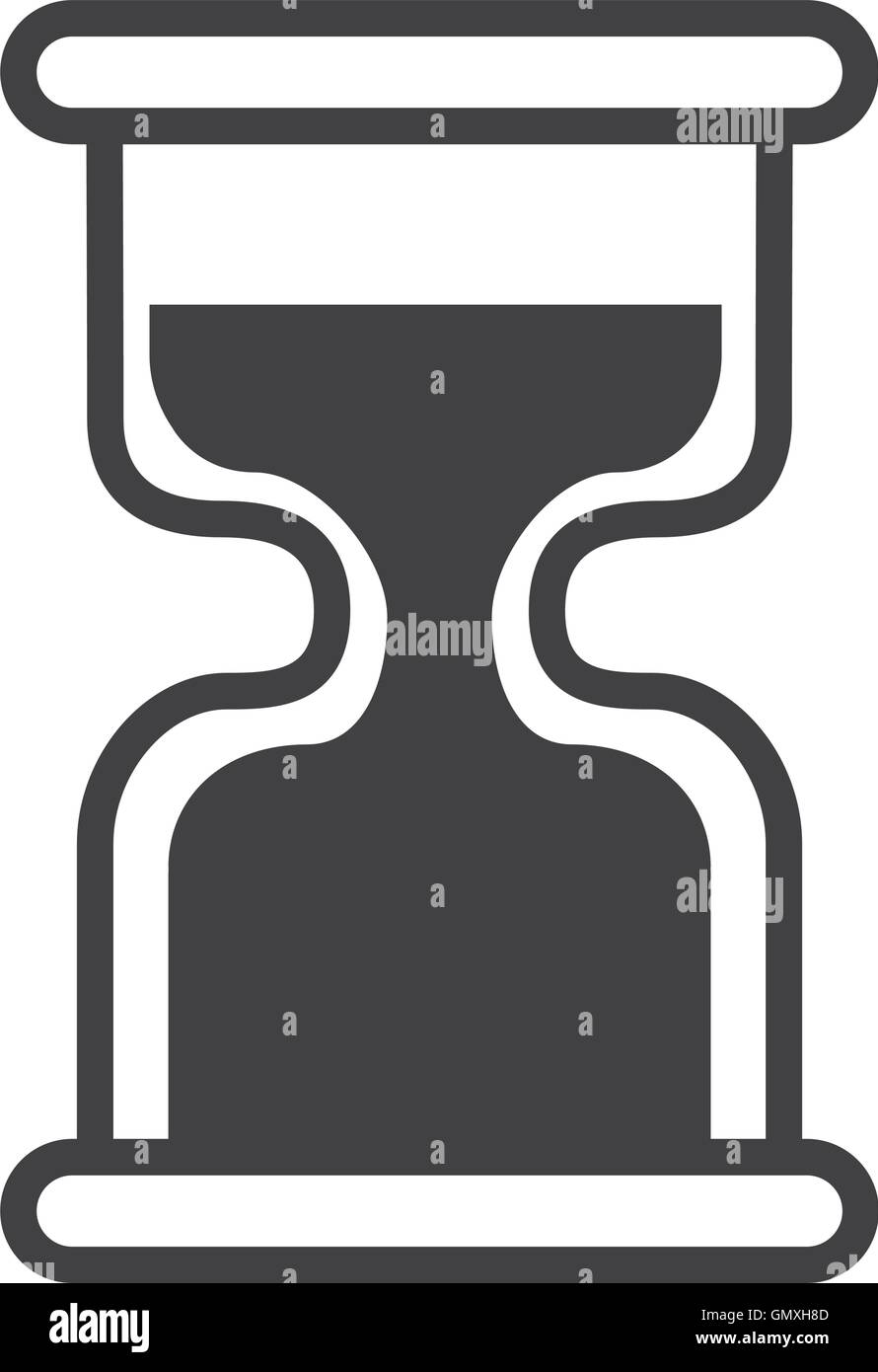 time clock hourglass watch icon Stock Vector Image & Art - Alamy