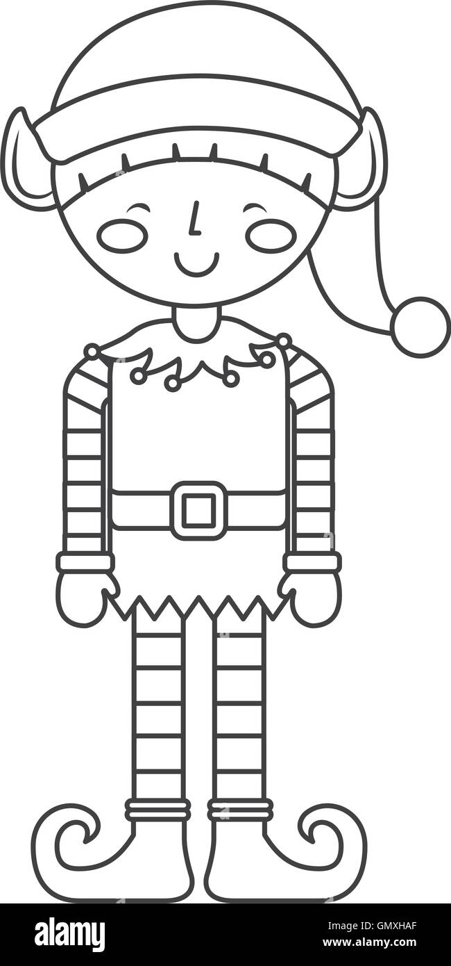 Merry christmas little cute Black and White Stock Photos & Images - Alamy