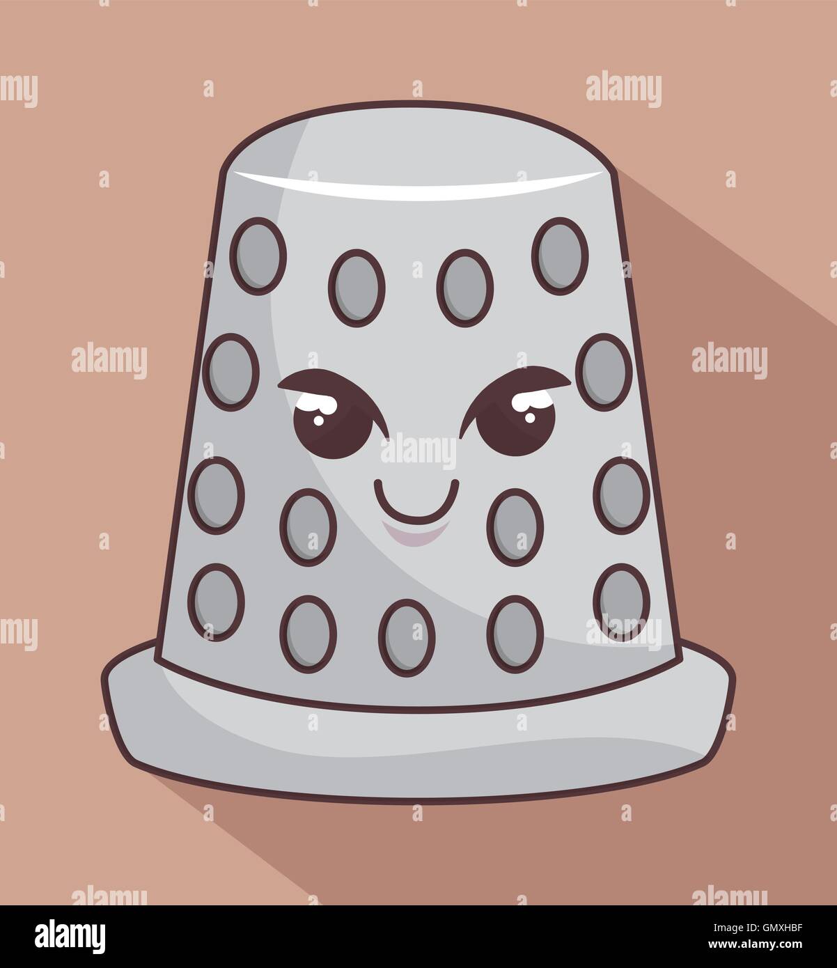 thimble metal character icon Stock Vector Image & Art - Alamy
