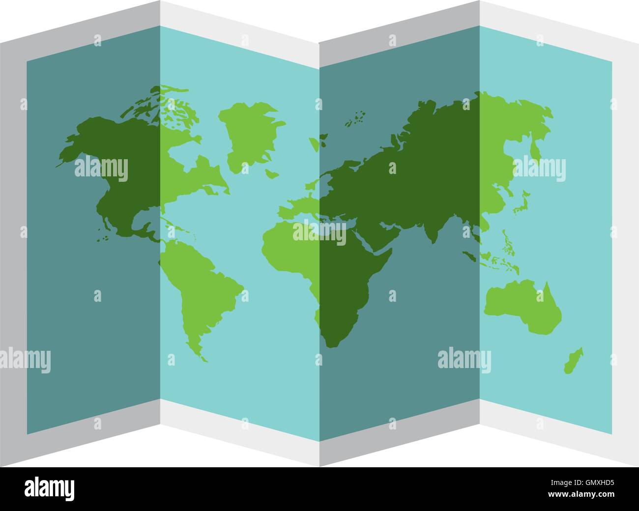 map paper guide isolated icon Stock Vector Image & Art - Alamy