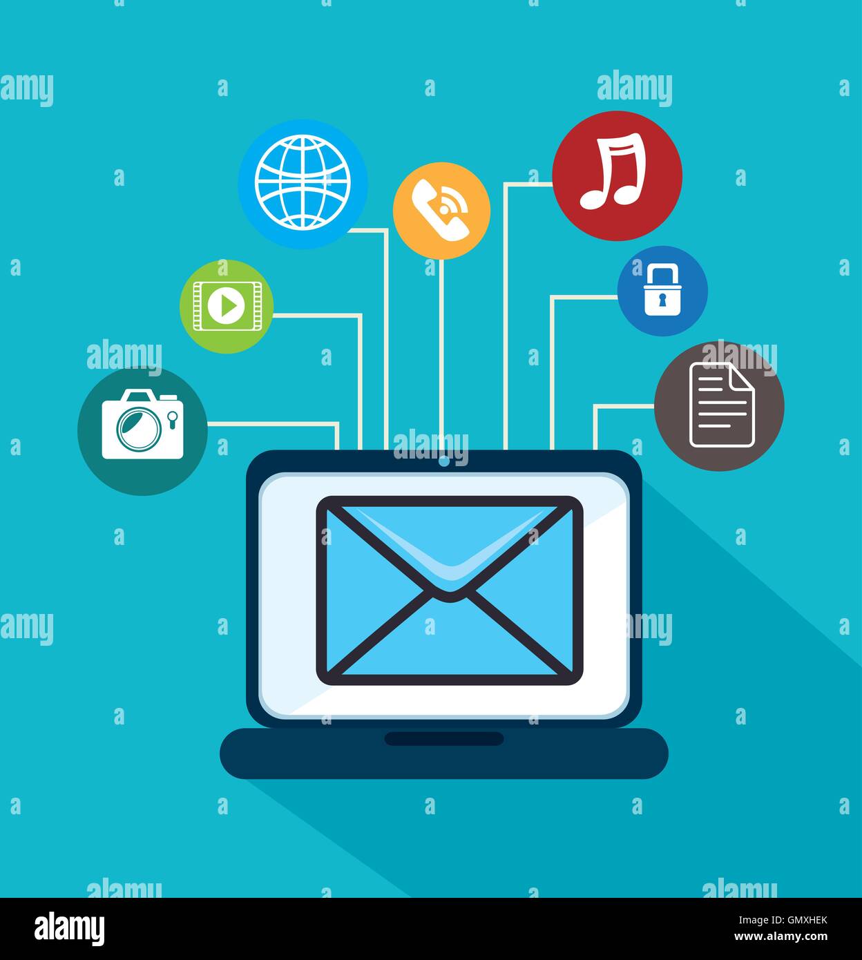 social media communication icon Stock Vector Image & Art - Alamy