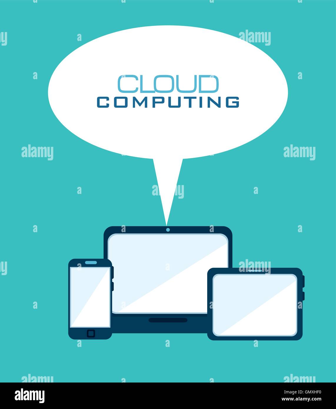 cloud computing data icon Stock Vector Image & Art - Alamy