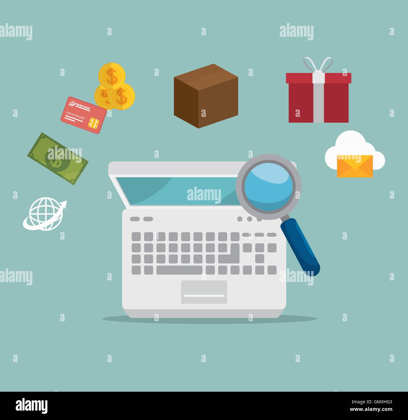 electronic commerce marketing icon Stock Vector Image & Art - Alamy