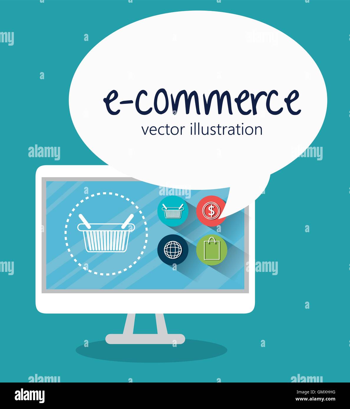 electronic commerce marketing icon Stock Vector Image & Art - Alamy
