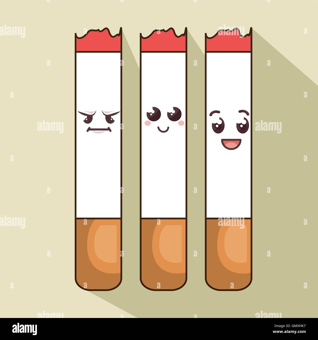 character cigarette comic icon Stock Vector Image & Art - Alamy