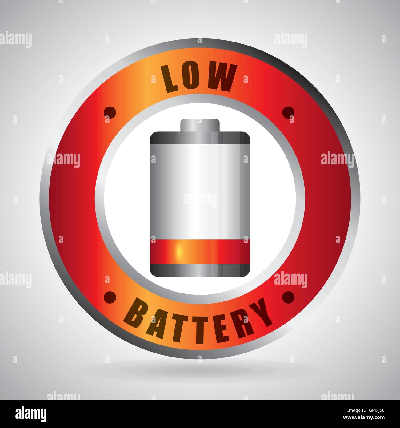 battery level sign classic isolated icon Stock Vector Image & Art - Alamy