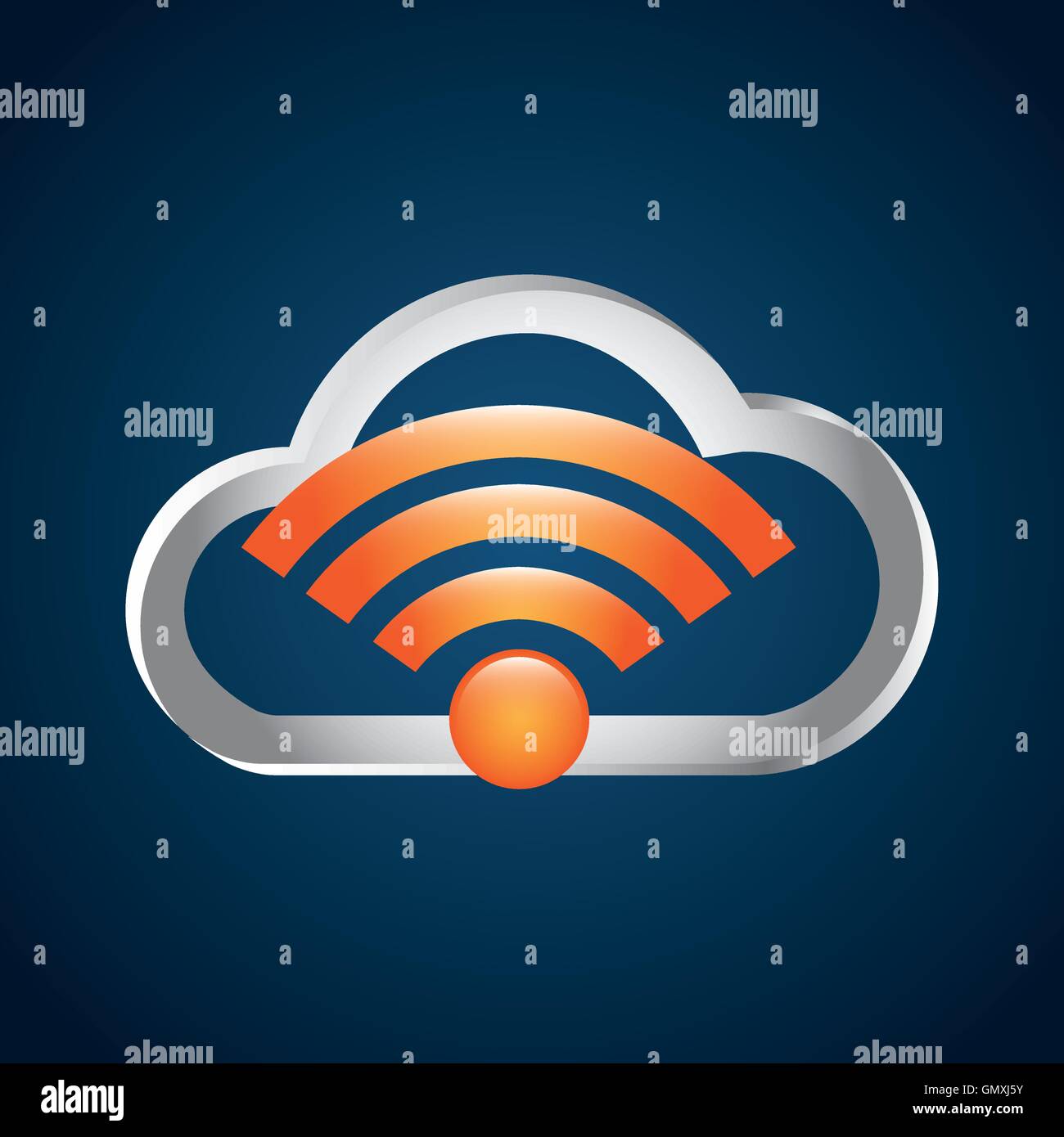 wifi connection service isolated icon Stock Vector Image & Art - Alamy