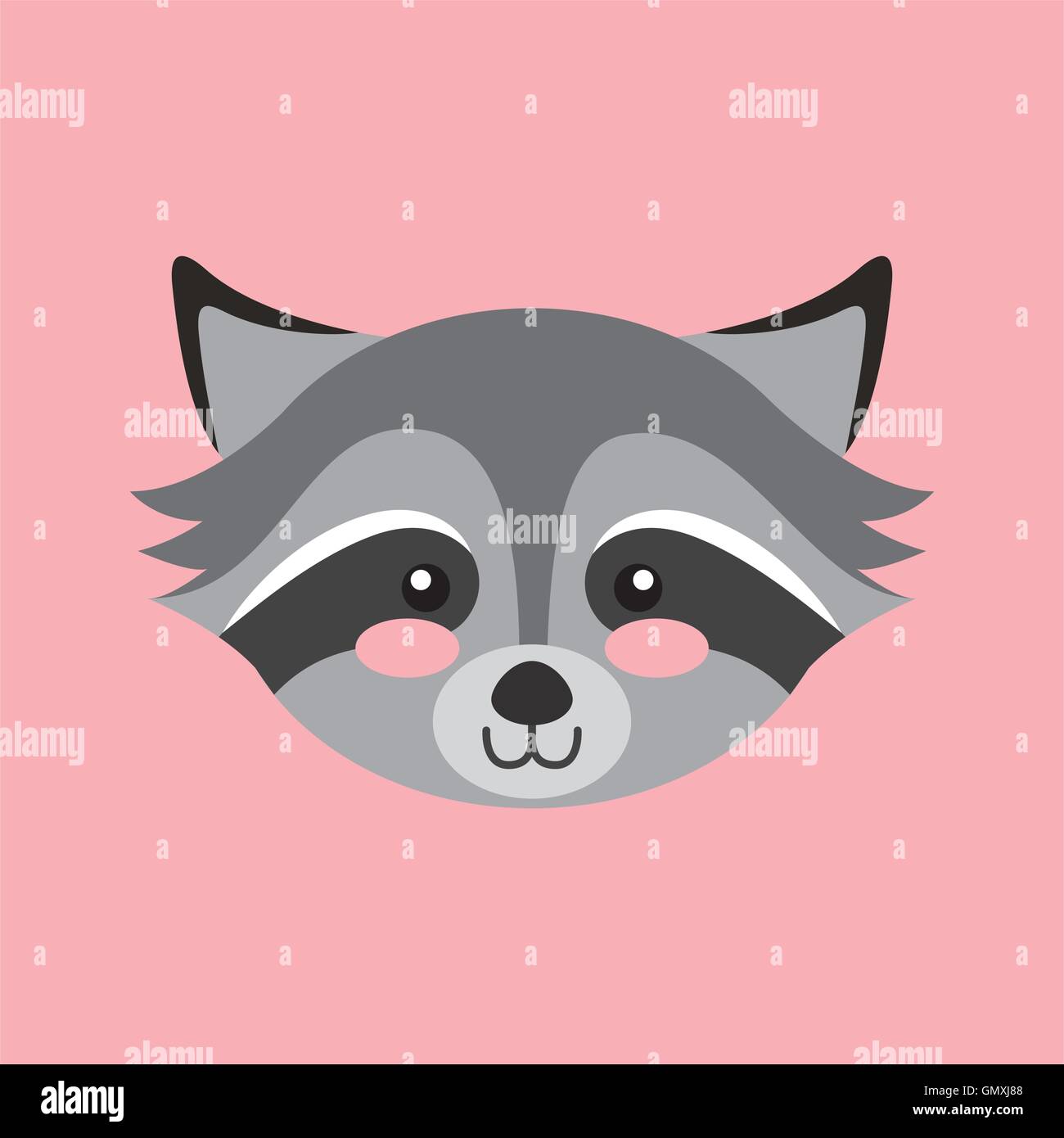 cute head animal isolated icon Stock Vector Image & Art - Alamy